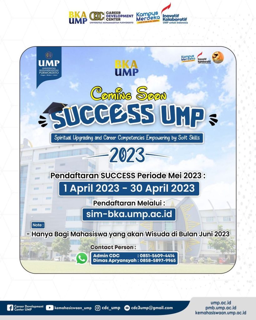 Success UMP – Career Development Center UMP
